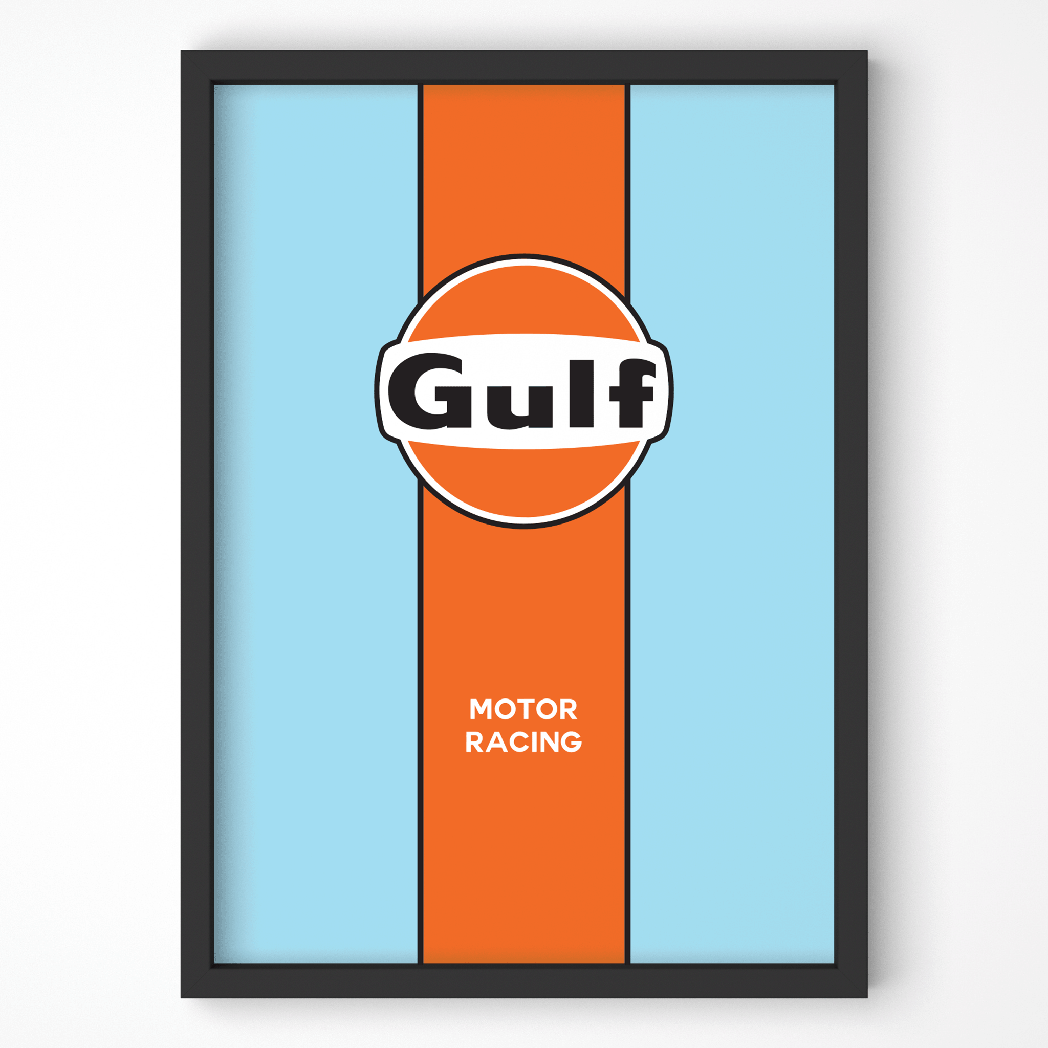 Gulf Racing livery poster – 3D Radionica